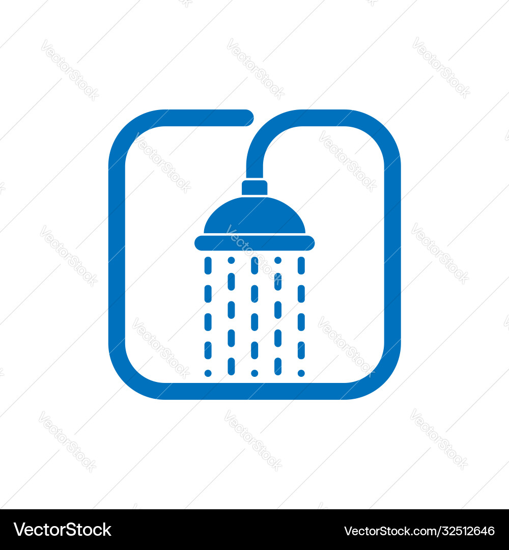 Shower Royalty Free Vector Image - VectorStock