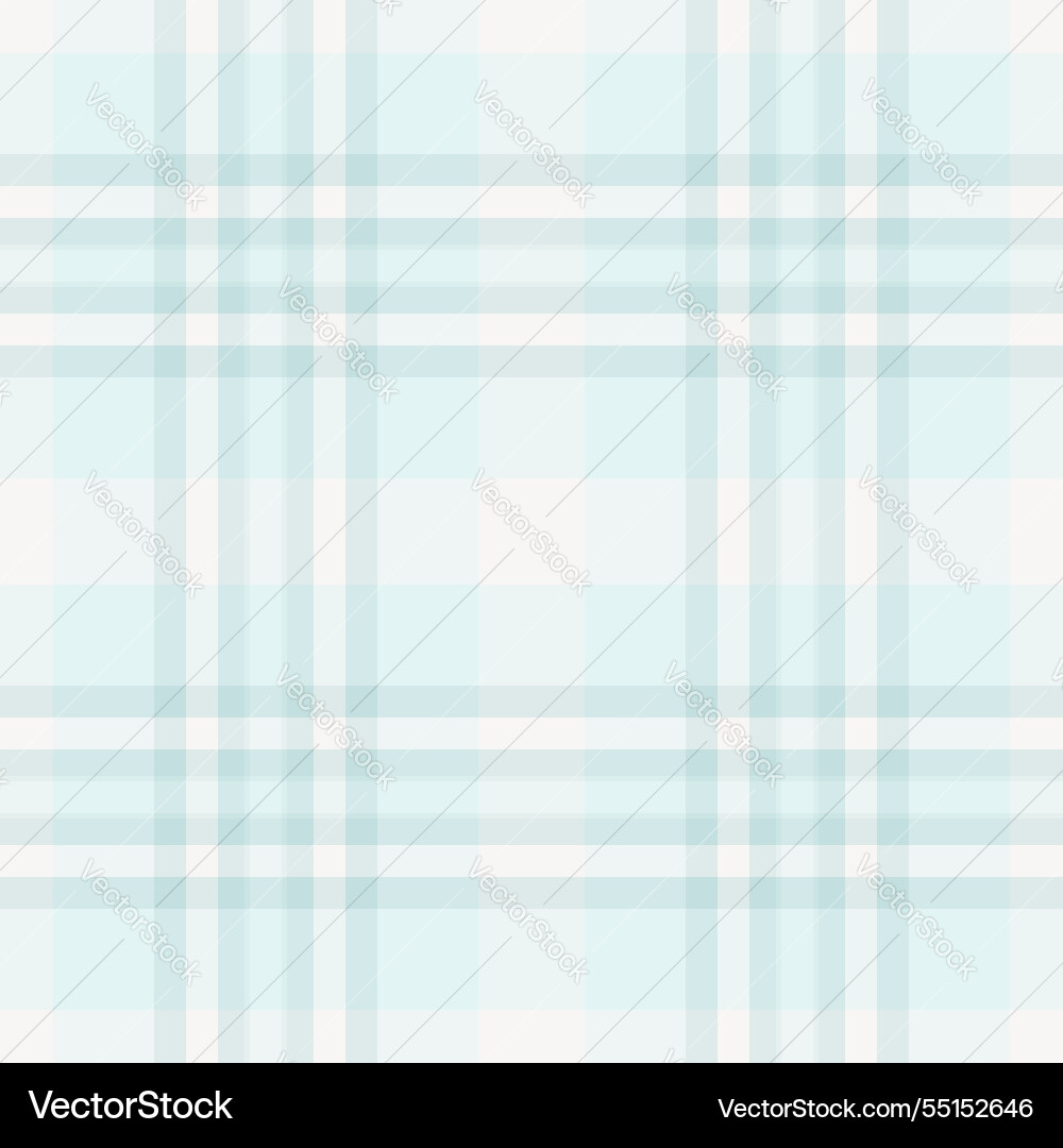 Soft pastel blue and white plaid pattern perfect Vector Image