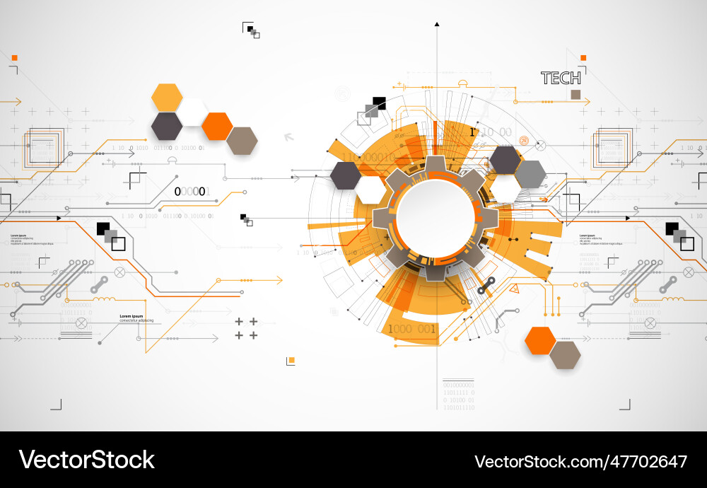 Abstract Technology Circuit Royalty Free Vector Image