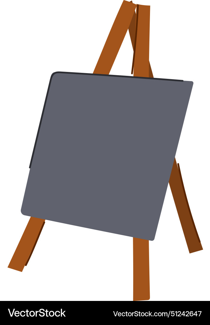 Board outdoor chalkboard cartoon Royalty Free Vector Image