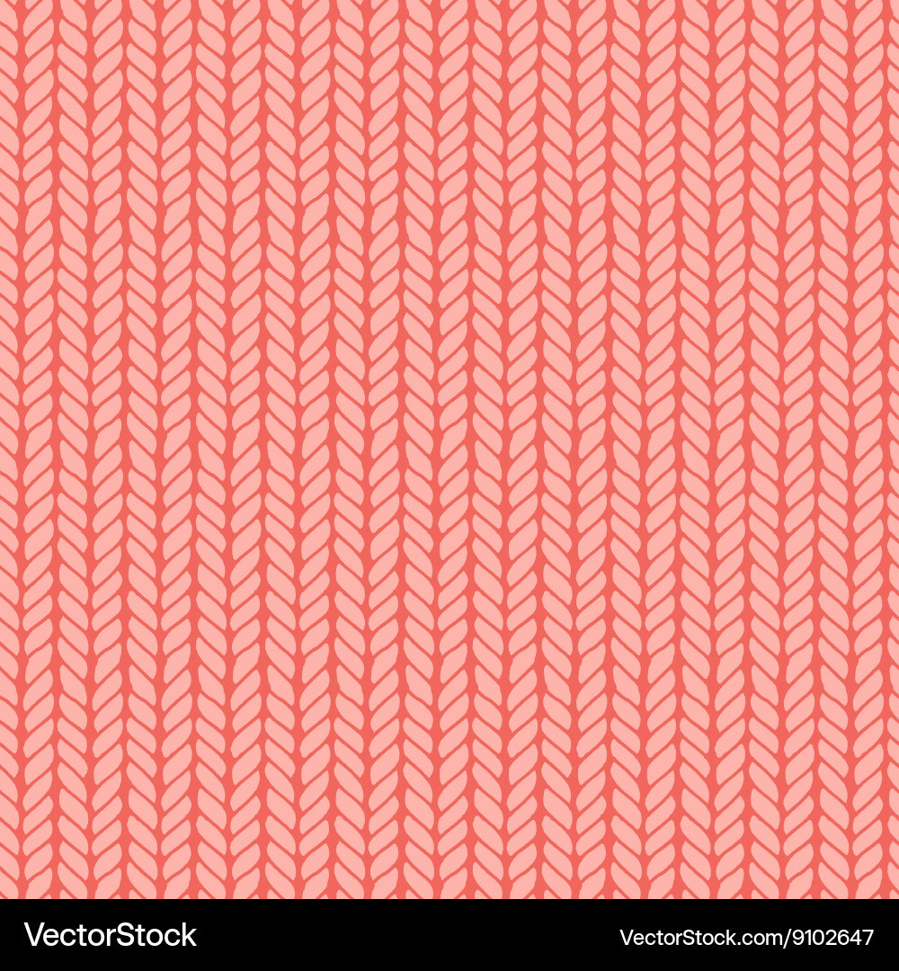 Braided Knitting Seamless Pattern Royalty Free Vector Image