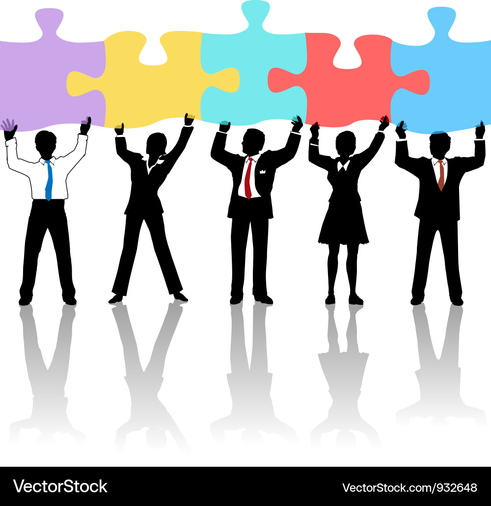 Business people team Royalty Free Vector Image