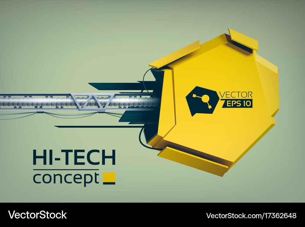 Hi-tech digital concept Royalty Free Vector Image