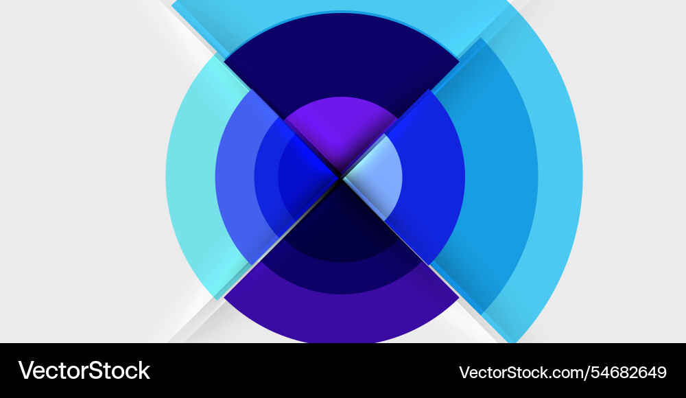 Target circle geometric abstract shapes Royalty Free Vector