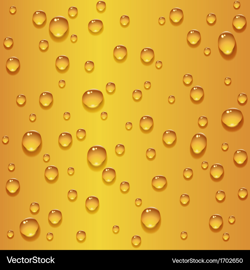 Beer Drops Texture Royalty Free Vector Image - VectorStock