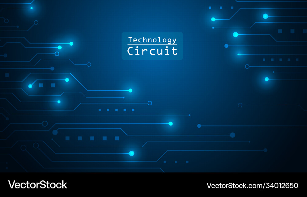 Circuit technology background Royalty Free Vector Image