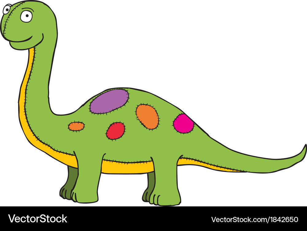 Dinosaur toy Royalty Free Vector Image - VectorStock
