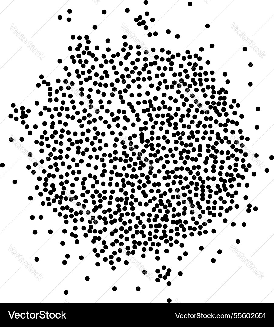 Circle made of dots Royalty Free Vector Image - VectorStock