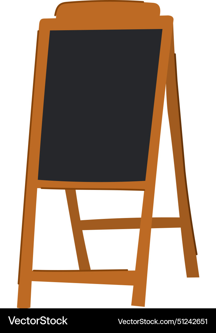 Frame outdoor chalkboard cartoon Royalty Free Vector Image