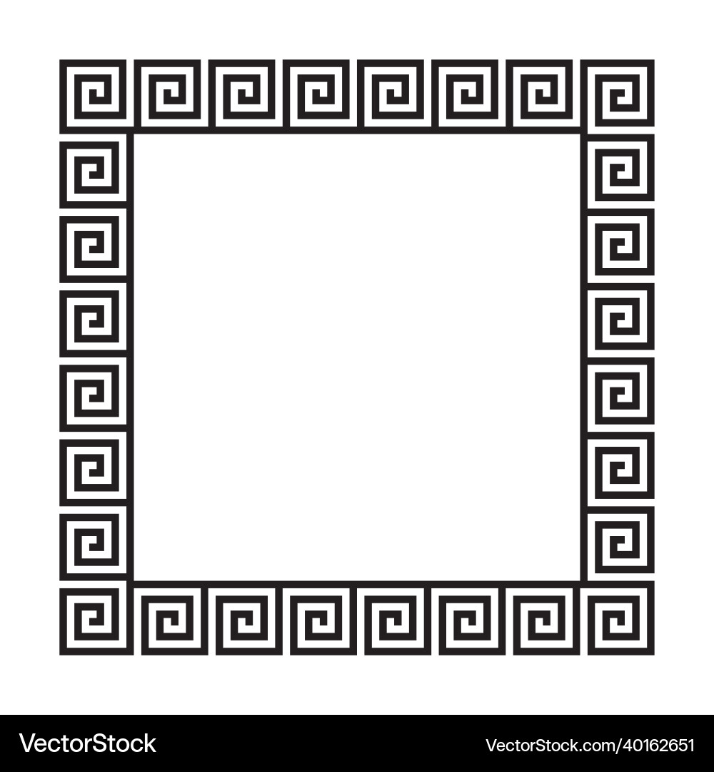 Greek Pattern Border