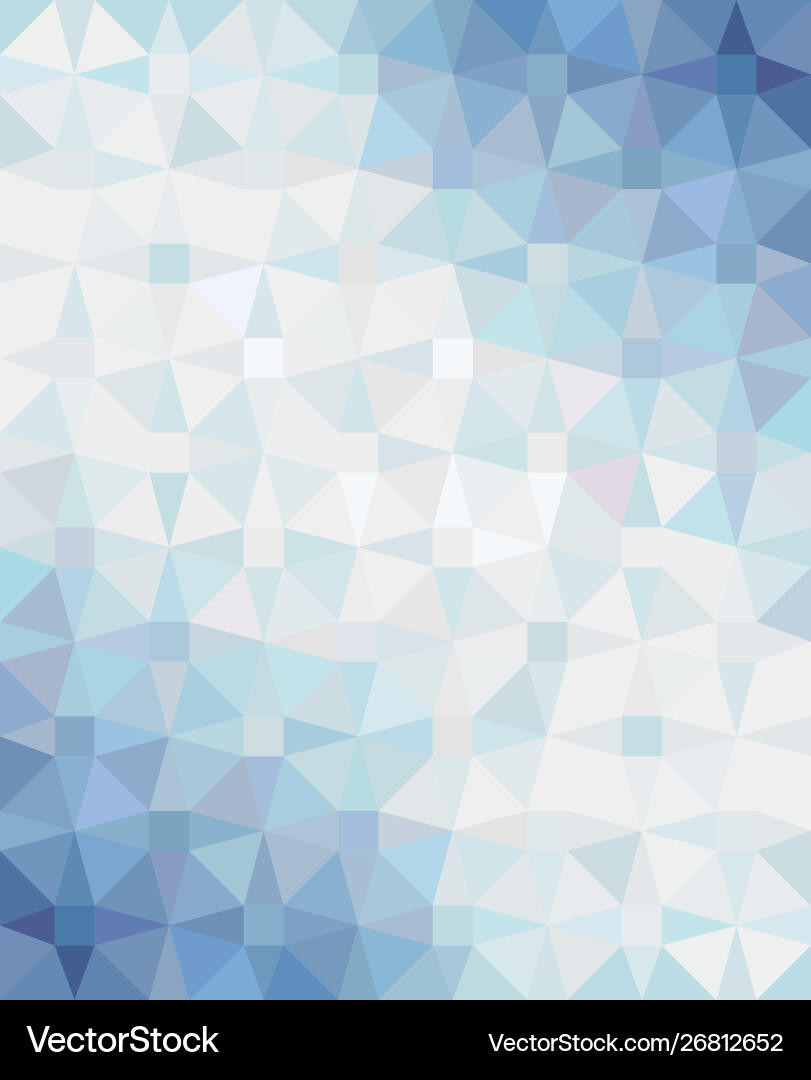 Blue Geometric Triangle Background Royalty Free Vector Image