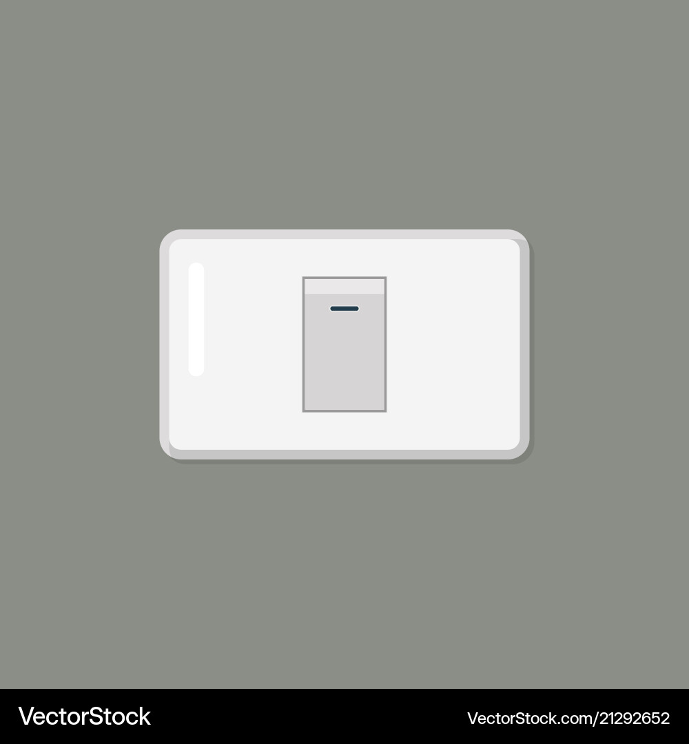 Electronic switch isolated on background Vector Image