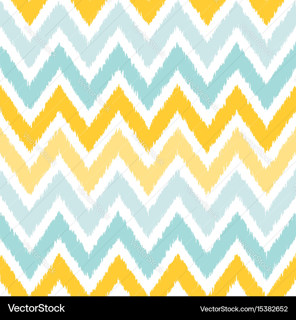 Ikat Chevron Pattern Royalty Free Vector Image
