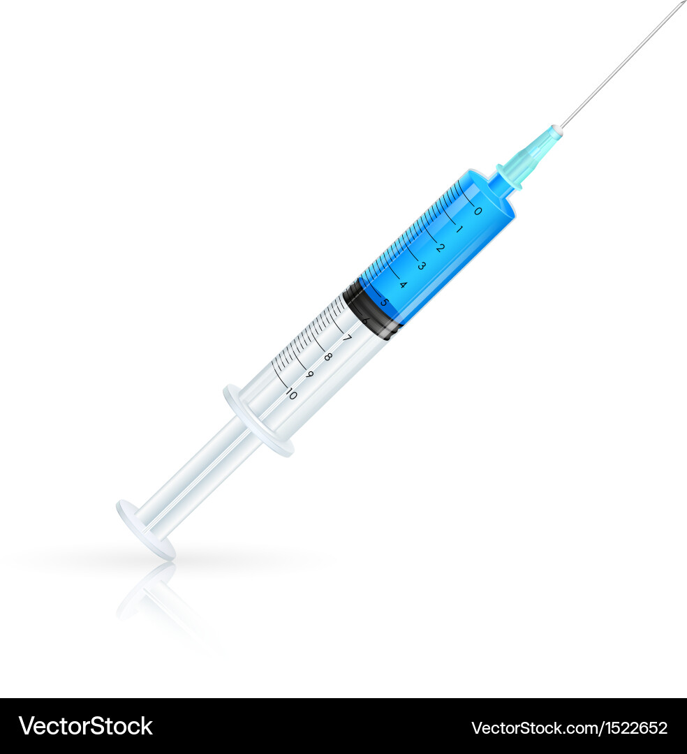 Syringe Royalty Free Vector Image - VectorStock