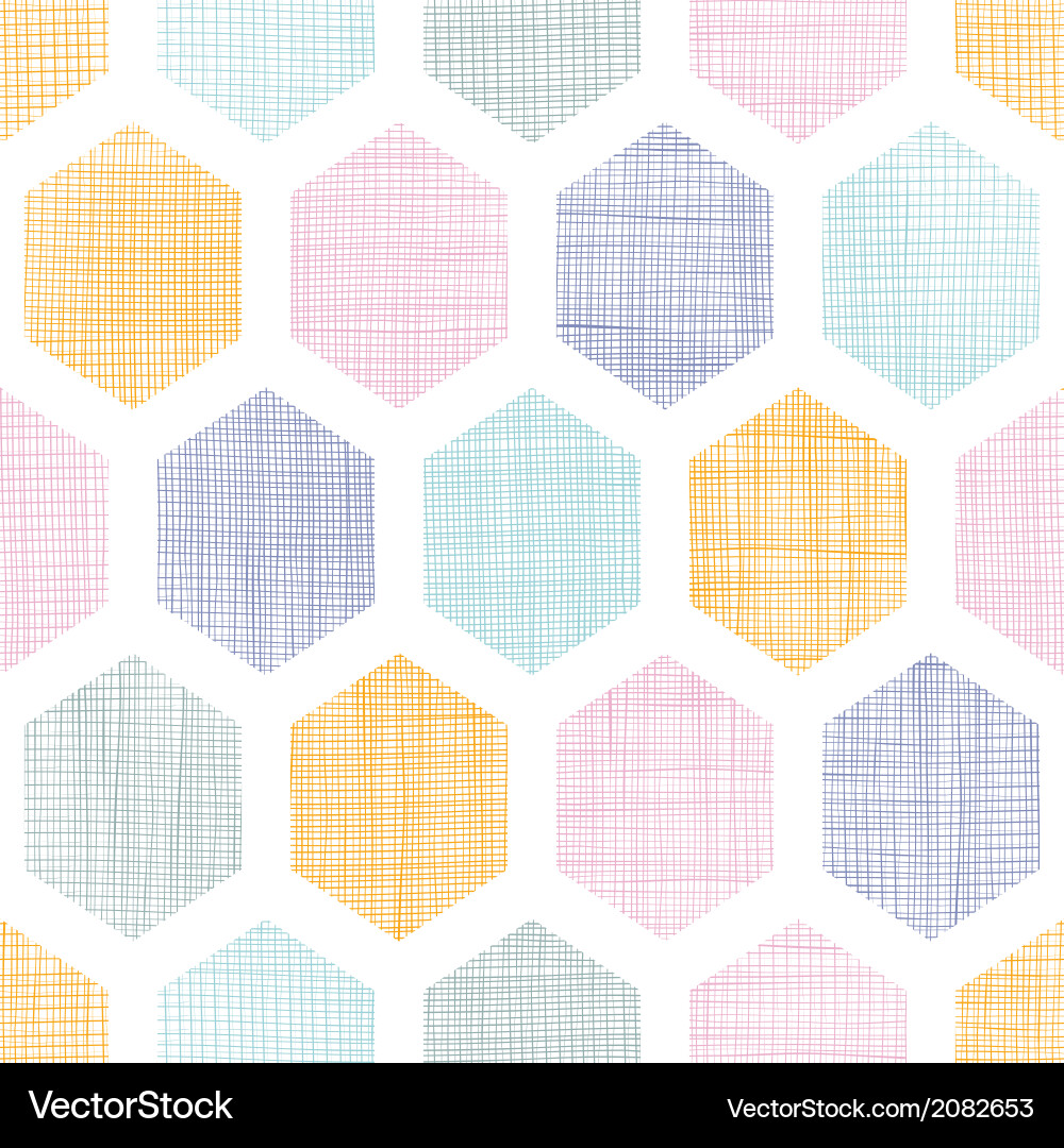 Colorful Honeycomb Pattern Royalty Free Vector Image