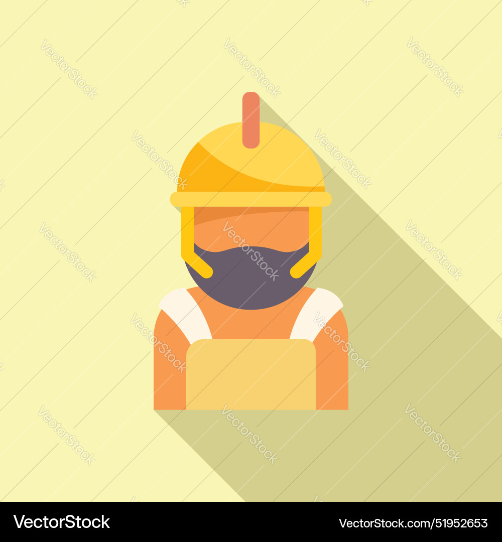 Construction worker wearing hard hat and safety Vector Image