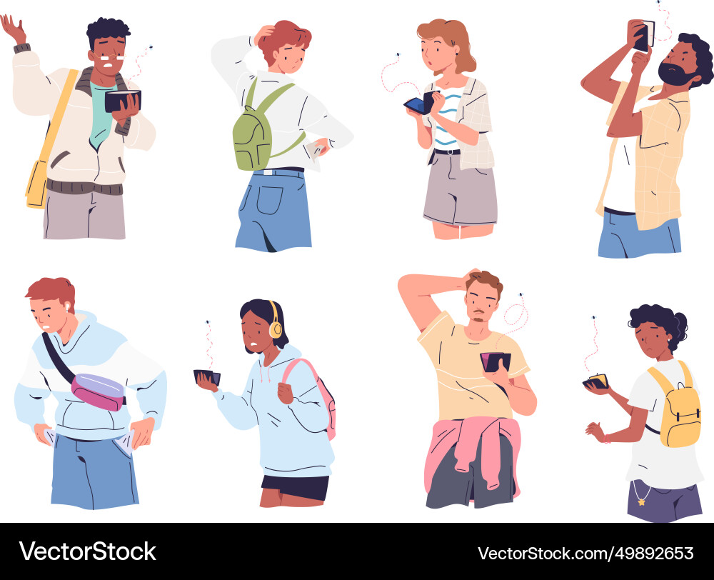 Wallet Money Broke Vector Images (over 390)