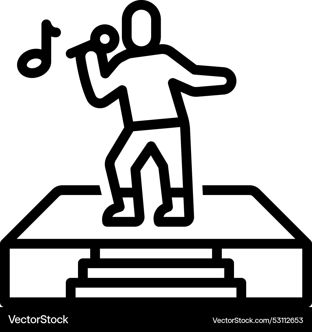 Singing Royalty Free Vector Image - VectorStock