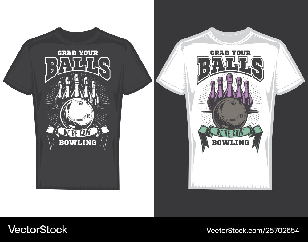 Bowling design Royalty Free Vector Image - VectorStock