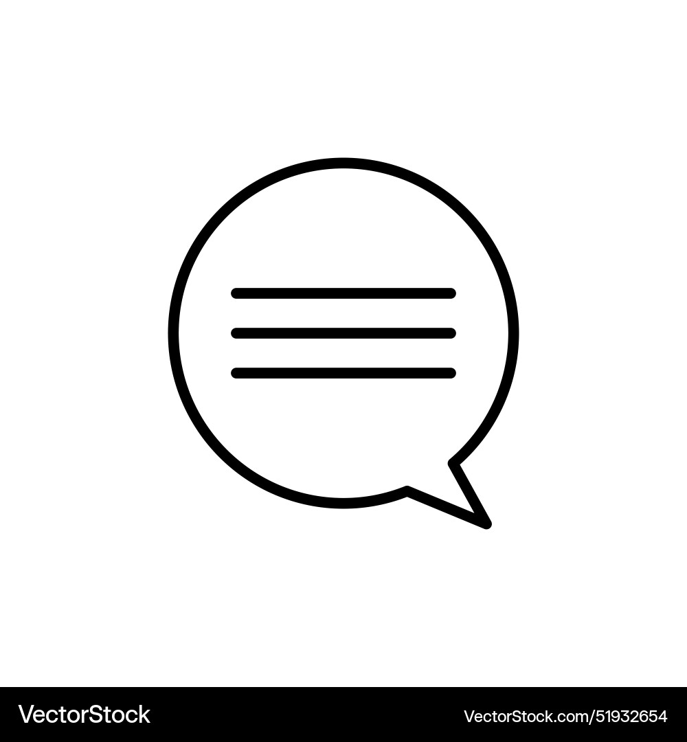 Social comment bubble icon perfect for feedback Vector Image