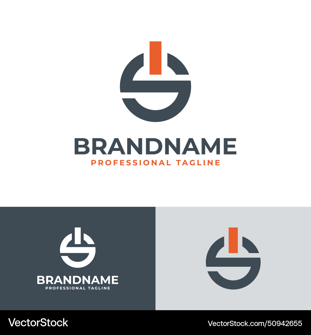 Letter s modern power logo suitable for business Vector Image