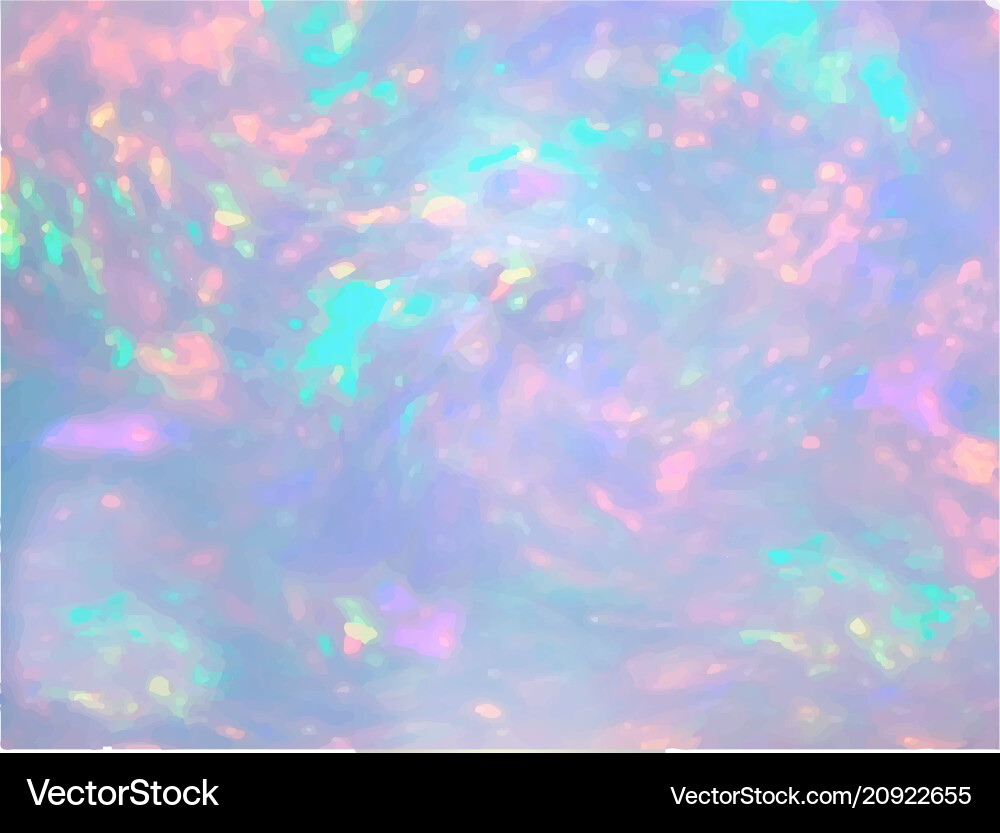 Opal gemstone background trendy template Vector Image