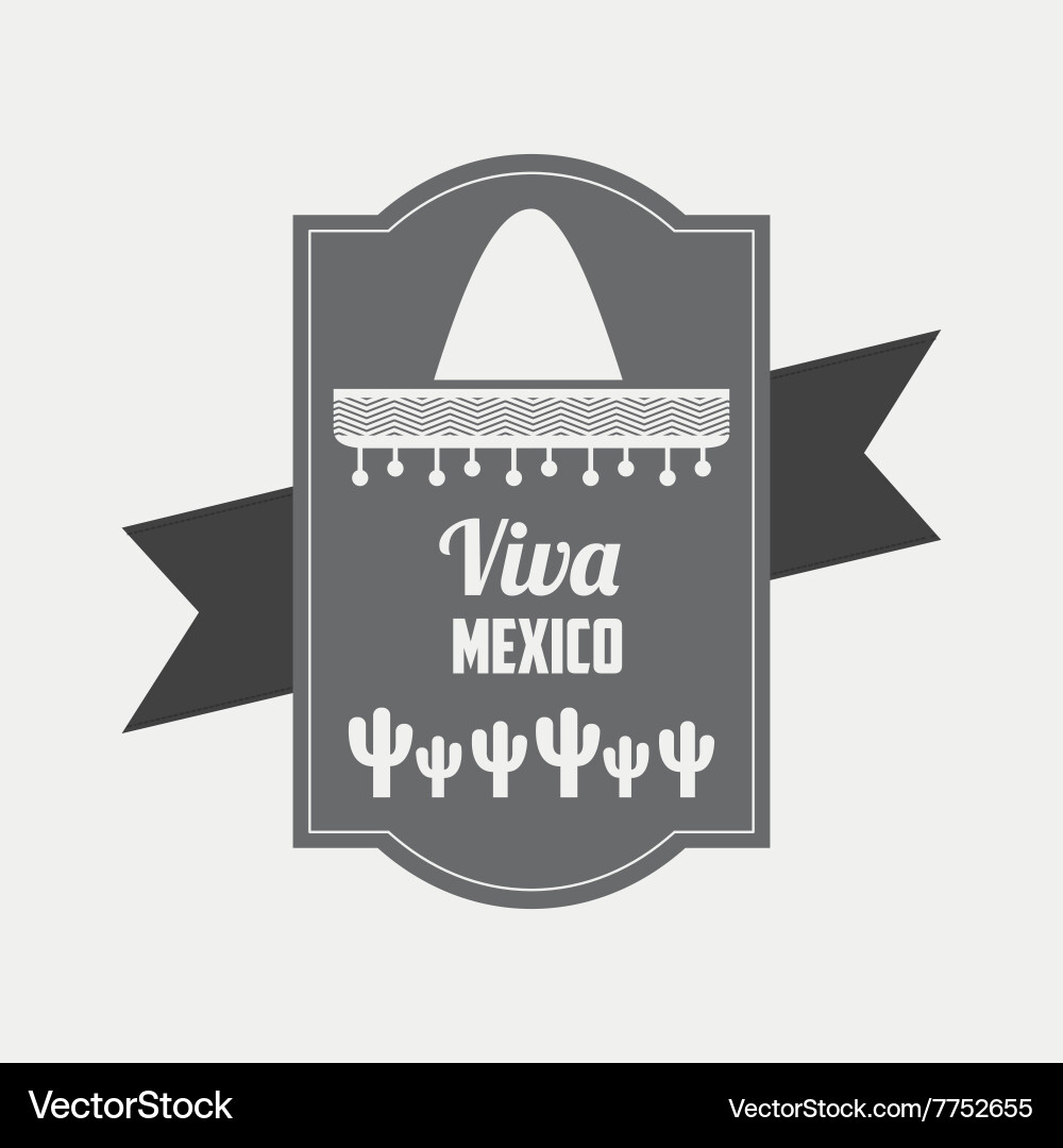 Viva mexico design Royalty Free Vector Image - VectorStock