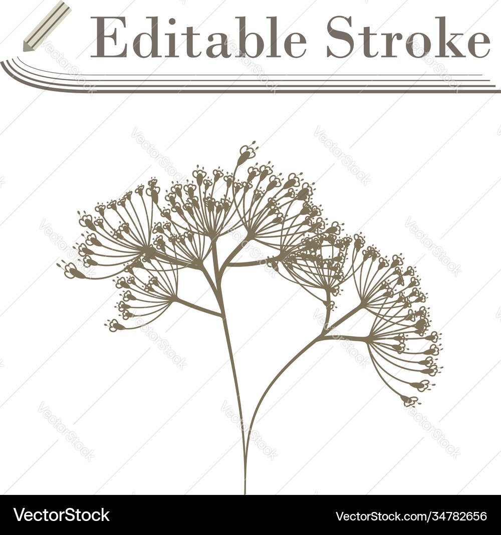 Dill icon Royalty Free Vector Image - VectorStock