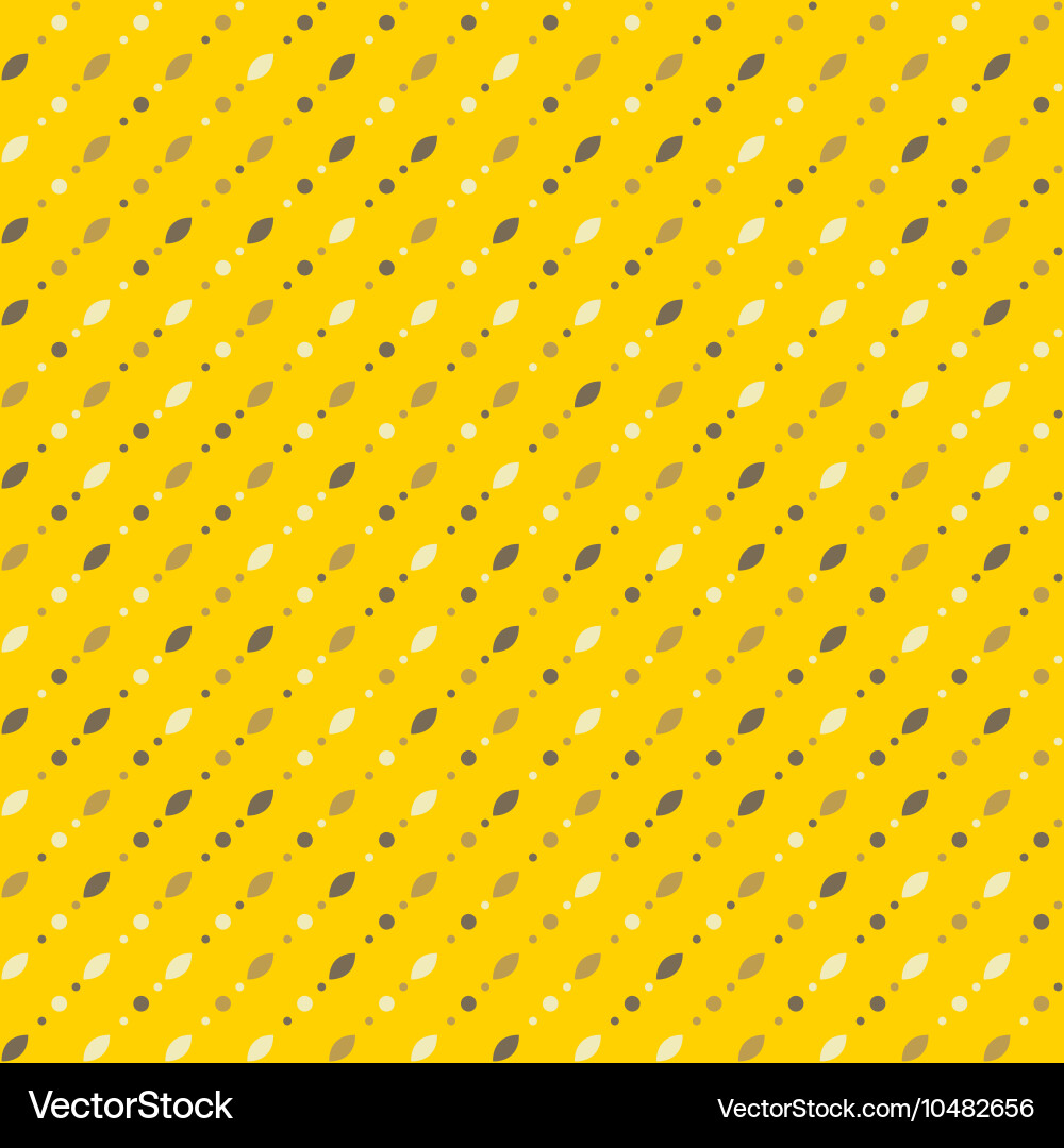 Yellow Dot Pattern Royalty Free Vector Image - VectorStock