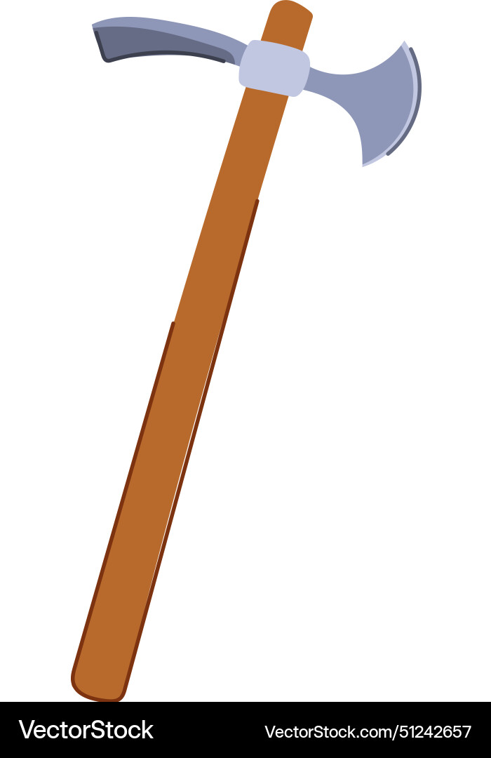 Axe pickaxe cartoon Royalty Free Vector Image - VectorStock