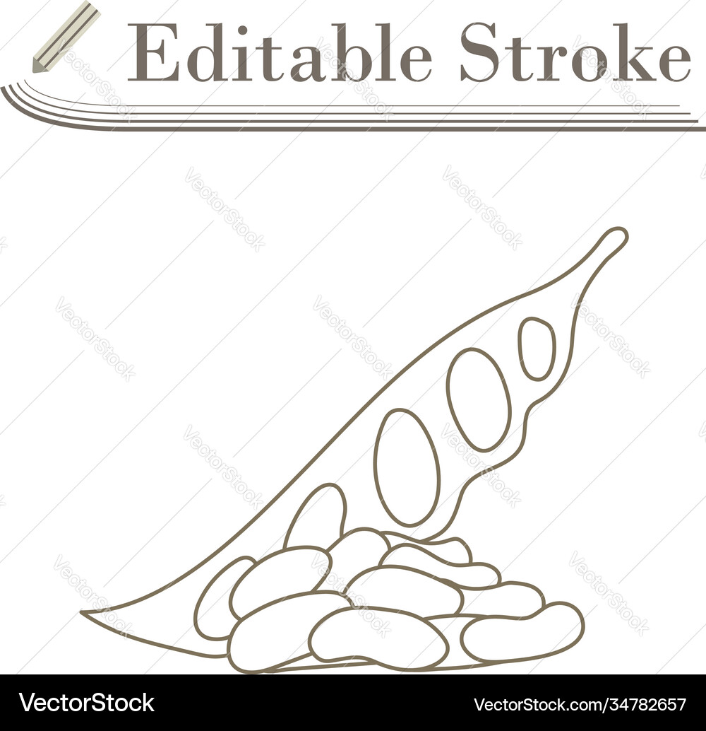 Beans icon Royalty Free Vector Image - VectorStock