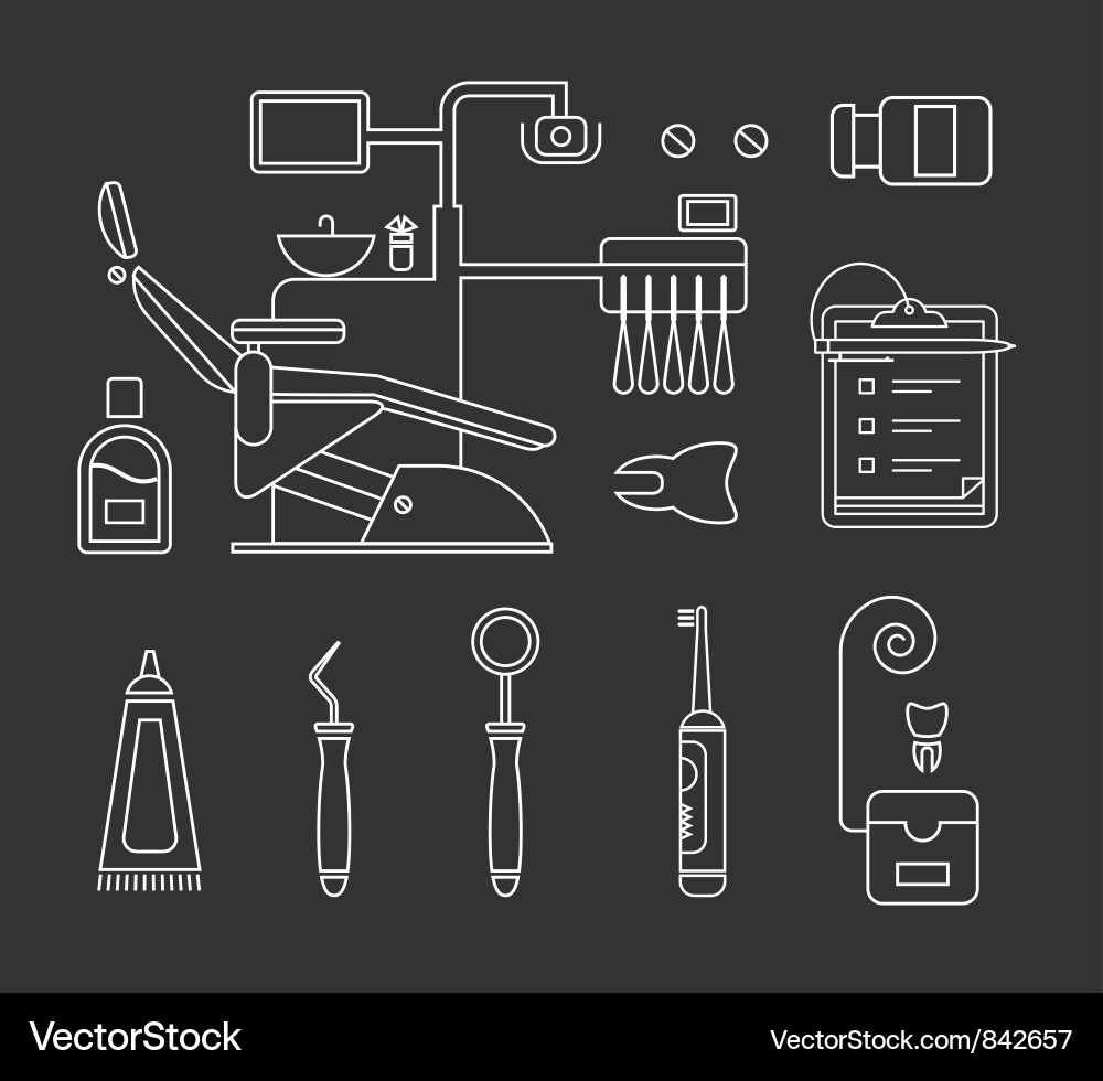 Dentist icon Royalty Free Vector Image - VectorStock