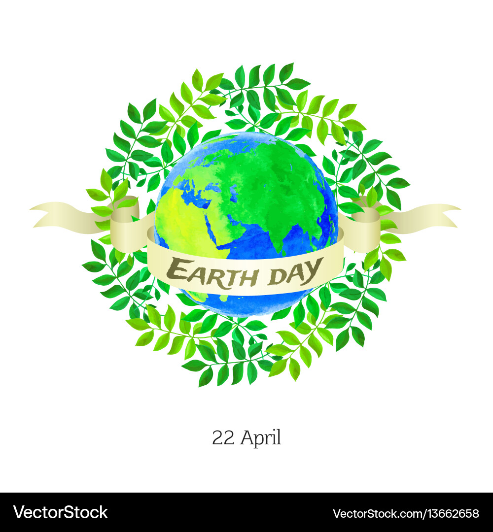 Earth Day Celebration Royalty Free Vector Image