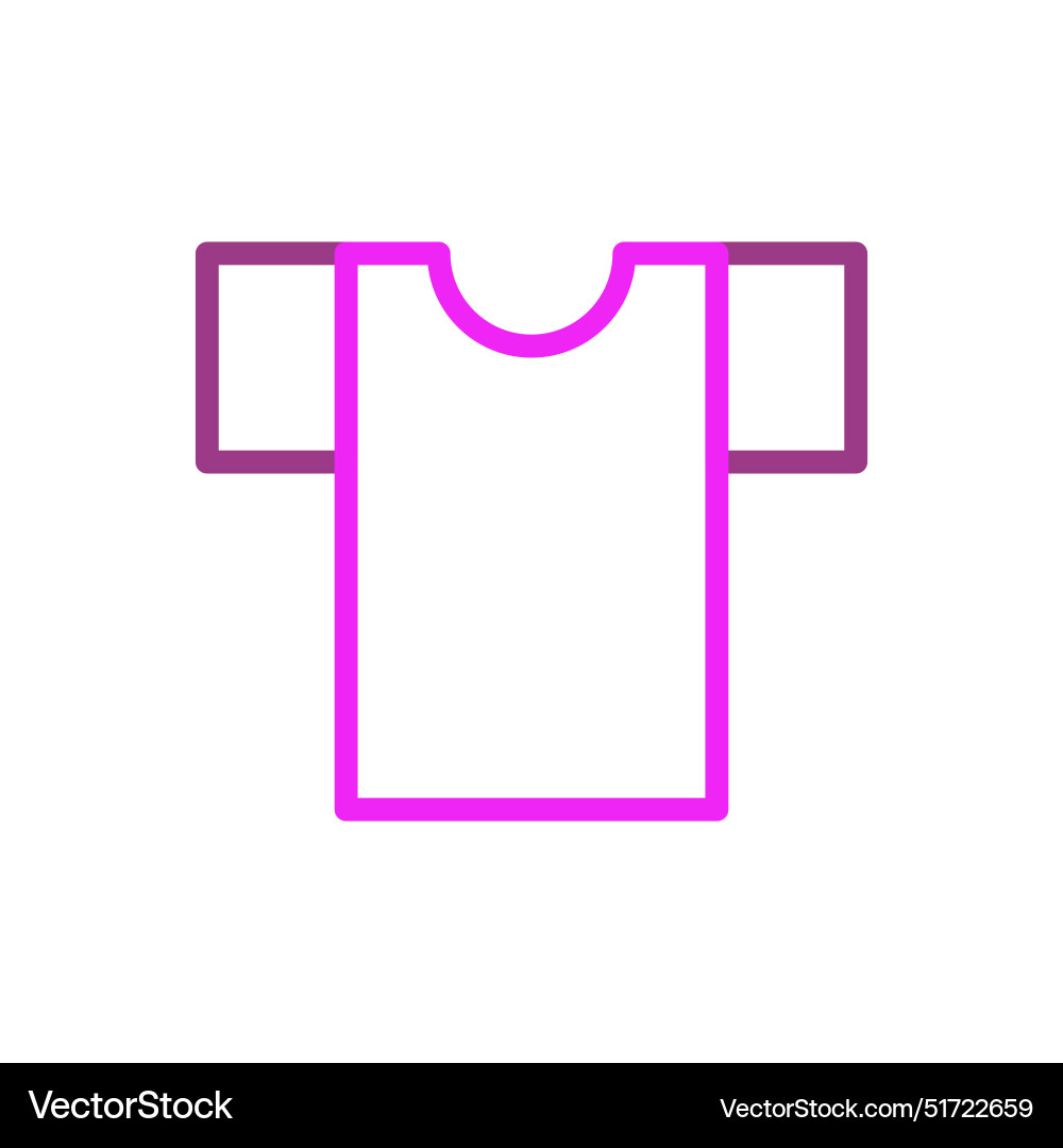 Beauty cloth icon duocolor pink Royalty Free Vector Image