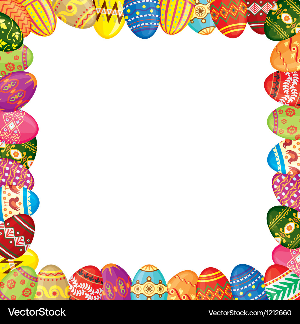 Easter Egg Border Clip Art Page Border And Vector Graphics 29,500+
