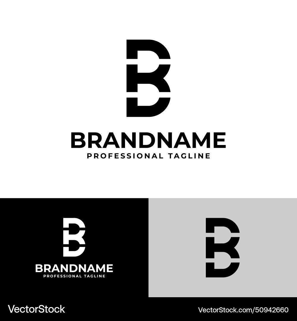 Letters bk or kb monogram logo suitable Royalty Free Vector
