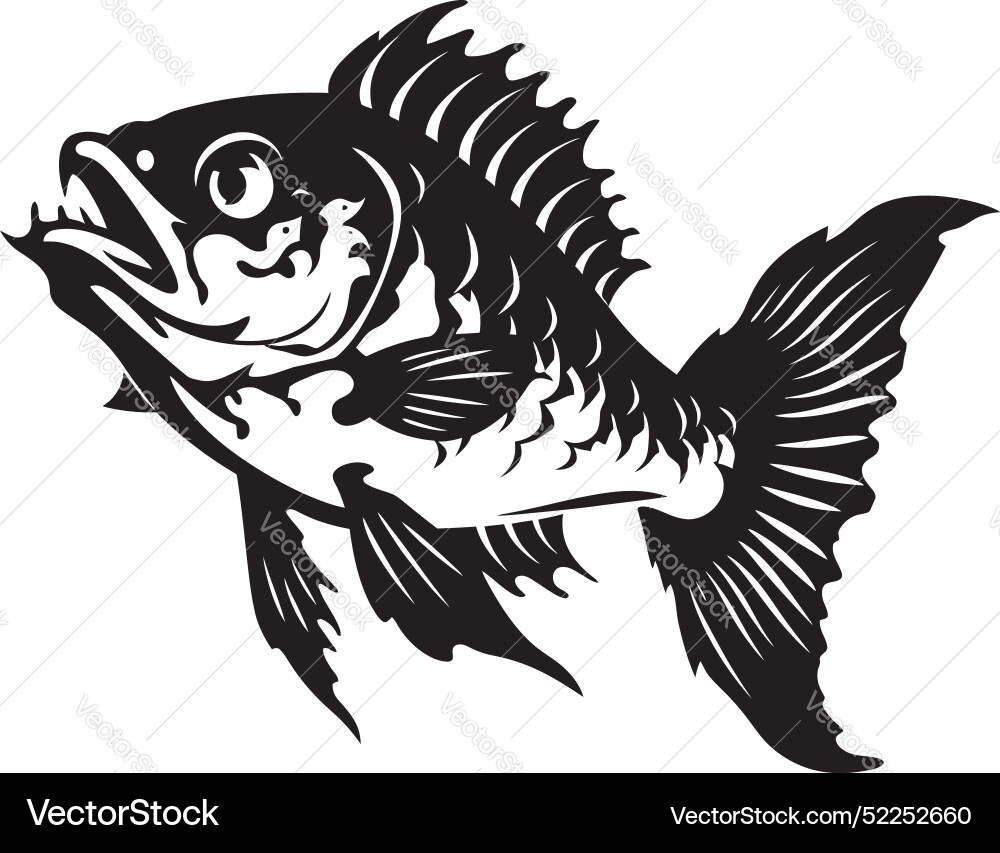 Phantom physiology emblem black logo for predator Vector Image