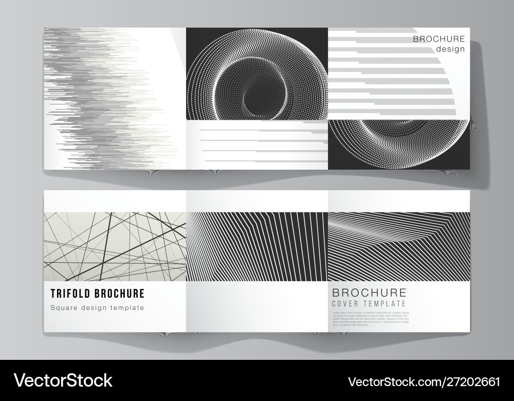 Layout square format covers design Royalty Free Vector Image