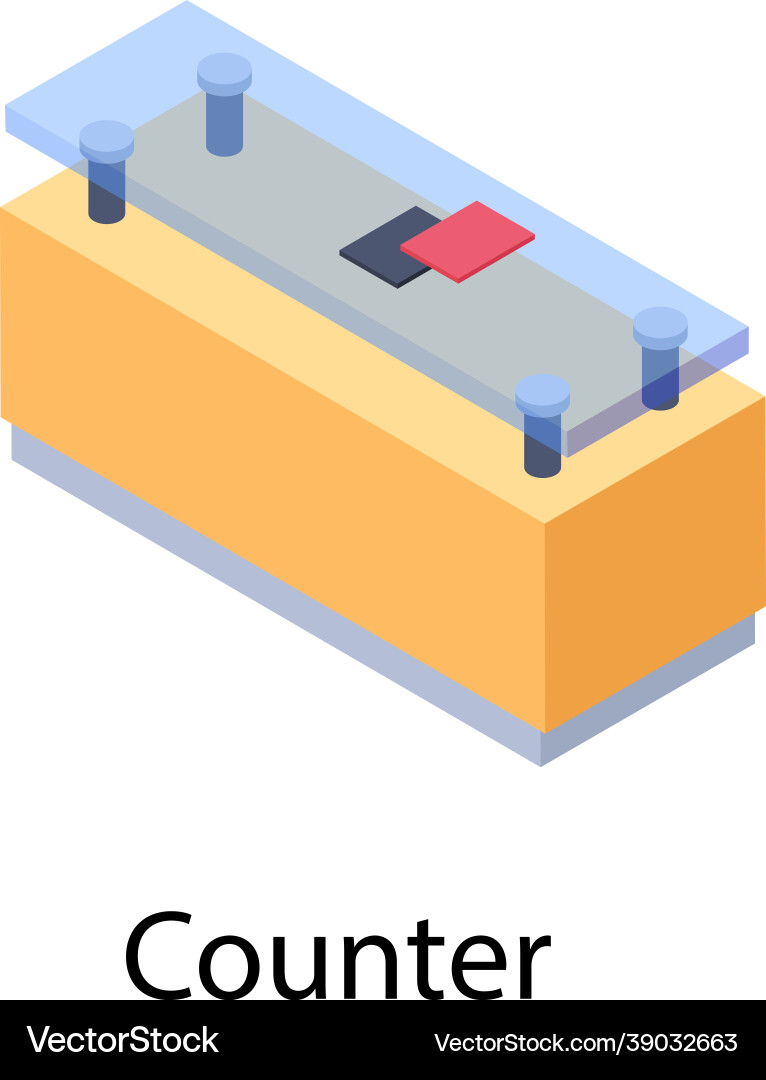 Counter Royalty Free Vector Image - VectorStock