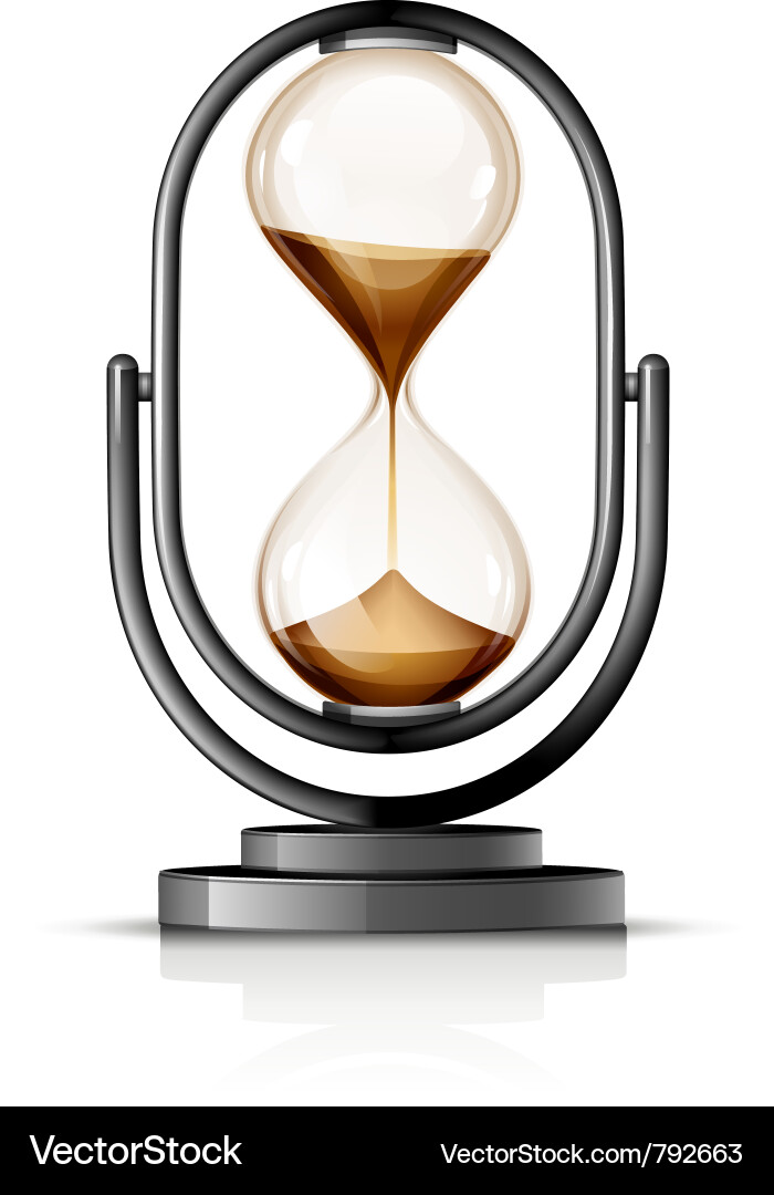 Hourglass Royalty Free Vector Image - VectorStock