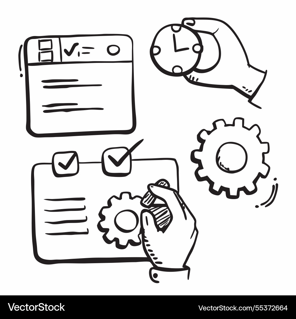 Ai predictive maintenance and quality assurance Vector Image