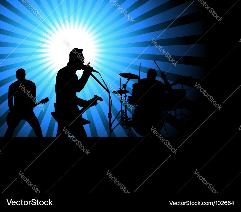 Rock group Royalty Free Vector Image - VectorStock