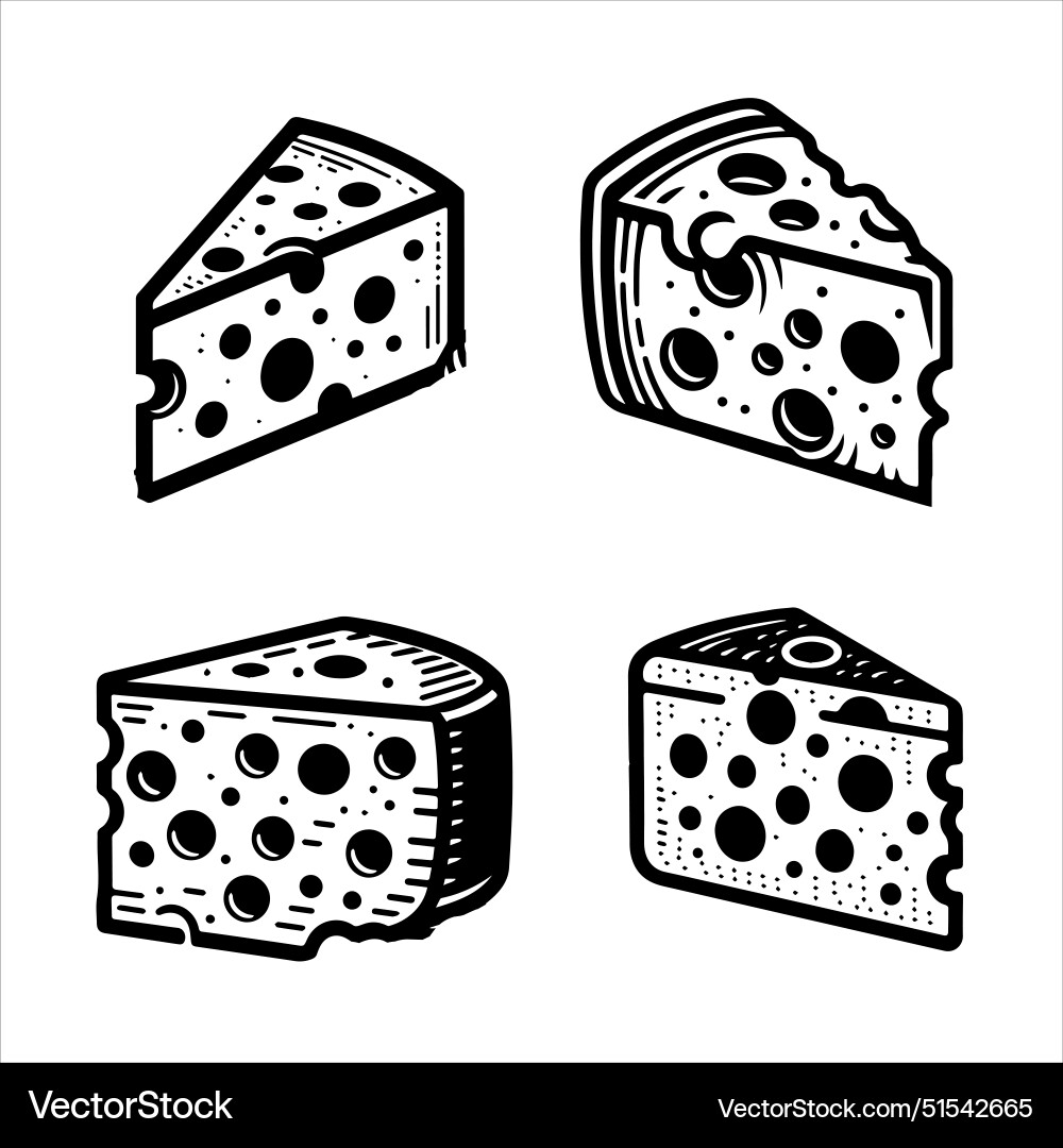 Cheese svg Royalty Free Vector Image - VectorStock