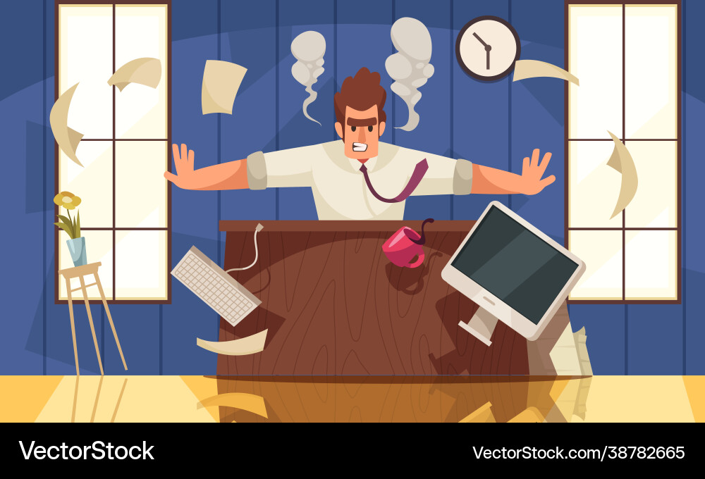 Professional burnout design Royalty Free Vector Image