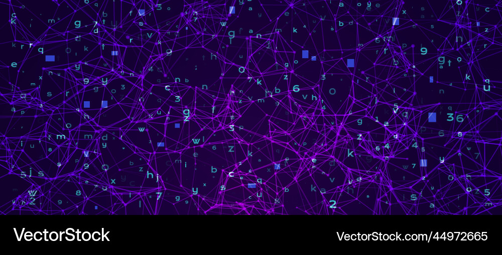 Science technology background data stream – Royalty-Free Vector ...