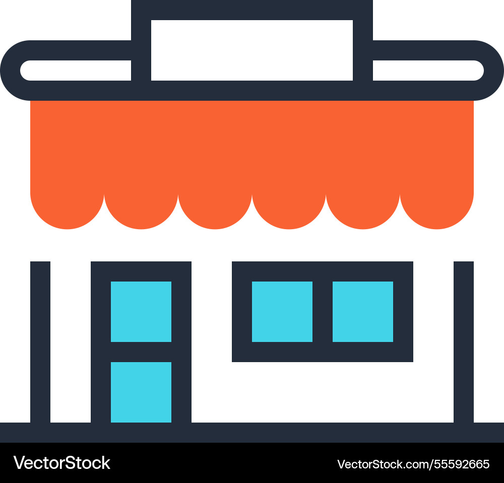 Store Royalty Free Vector Image - VectorStock