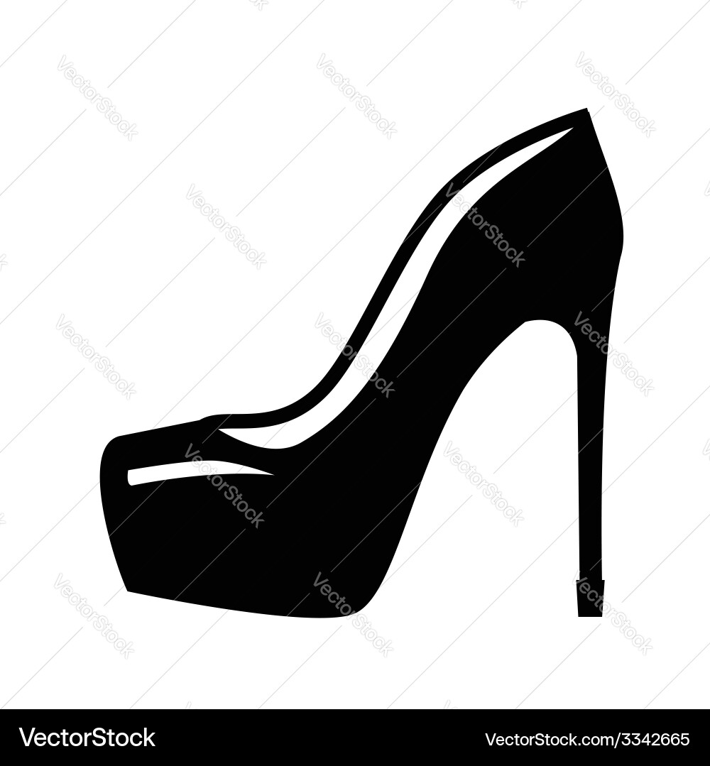 Womens shoe Royalty Free Vector Image - VectorStock