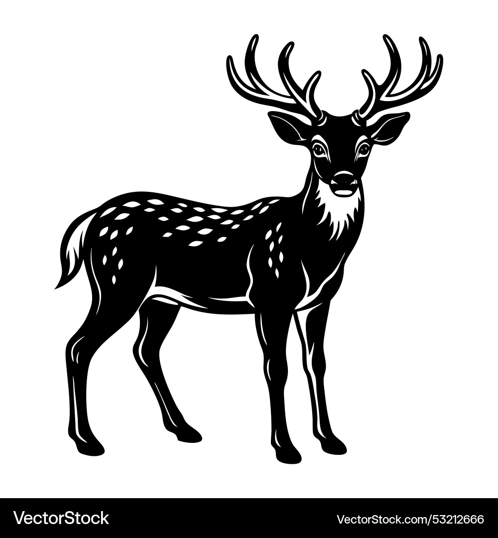 Cute deer Royalty Free Vector Image - VectorStock