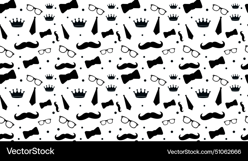 Fathers day pattern design dad vec Royalty Free Vector Image