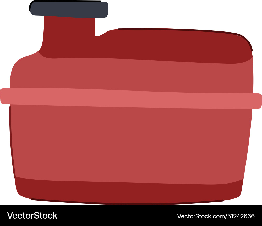 Reservoir plastic tank cartoon Royalty Free Vector Image
